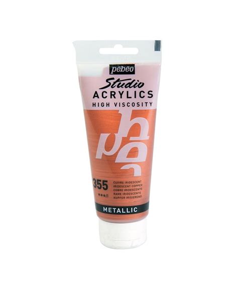 Pintura Acr Lica Metalizada Cobre Ml