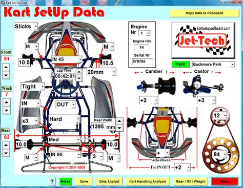 Printable Racing Setup Sheets