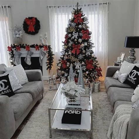 Decoraci N Navide A Para La Sala Rbol De Navidad Adornos Y Mas Ideas
