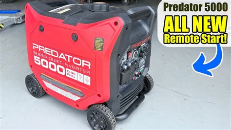The NEW Harbor Freight Predator 5000 Watt Dual Fuel SUPER QUIET
