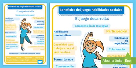 Hoja De Informaci N Beneficios Del Juego Habilidades Sociales