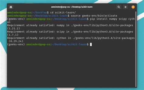 How To Install Scikit Learn On Linux Geeksforgeeks