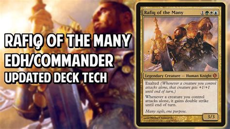 Retro Meets Modern Edh Rafiq Of The Many Edh Commander Deck Tech