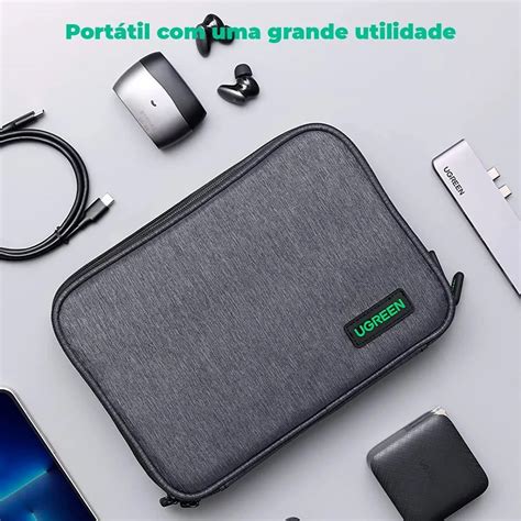 Case Bag Estojo Organizador Ugreen para Cabos Hd Acessórios Haylou Brasil