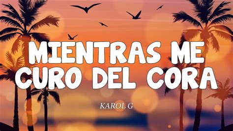 Karol G Mientras Me Curo Del Cora Letra Lyrics Dalex Letra YouTube