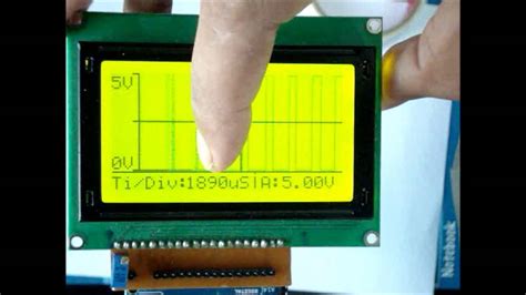 Diy Oscilloscope Using Arduino And Graphic Lcd Osciduino Youtube
