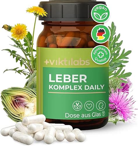 Viktilabs Leber Komplex Daily Vegan Mit Mariendistel Artischocke