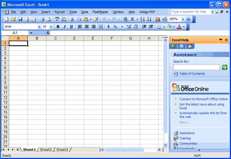 introduction to excel 2003