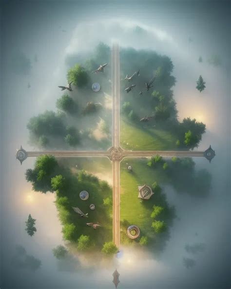 Two Roads Fantasy World Meet Rovky Eye AI Photo Generator Starryai