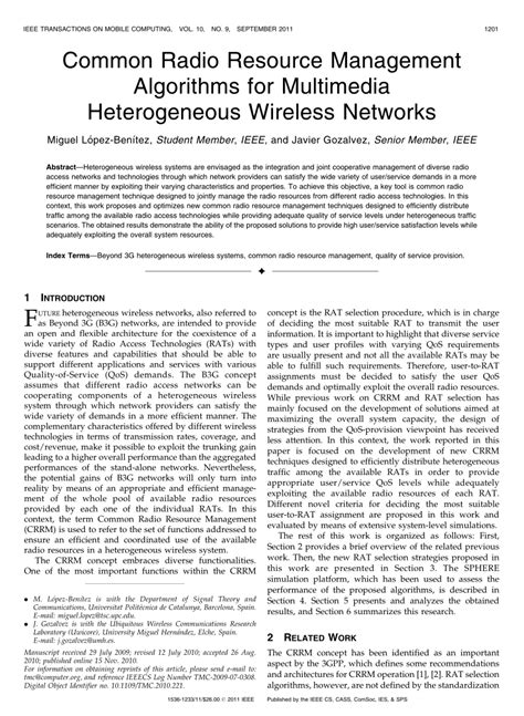 pdf common radio resource management algorithms for multimedia heterogeneous wireless networks