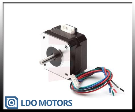 LDO Nema 17 Pancake 1 8 Degree Stepper Motor 25mm LDO 42STH25 1004AC
