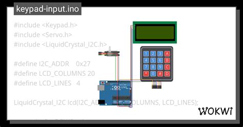 Door Lock Wokwi ESP32 STM32 Arduino Simulator