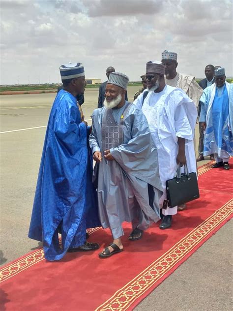 La D L Gation De Chefs Religieux Du Nigeria Sest D Plac E Niamey