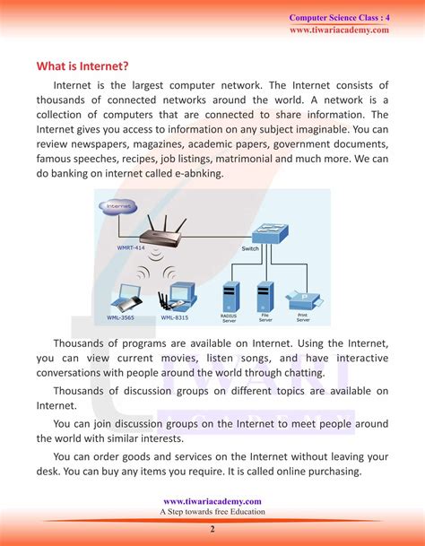 Class Computer Science Chapter Internet
