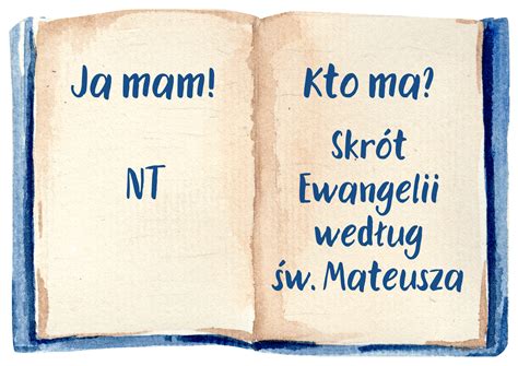 Gra Religijna Biblijne Ja Mam Kto Ma Skr Ty Biblijne Karty Do
