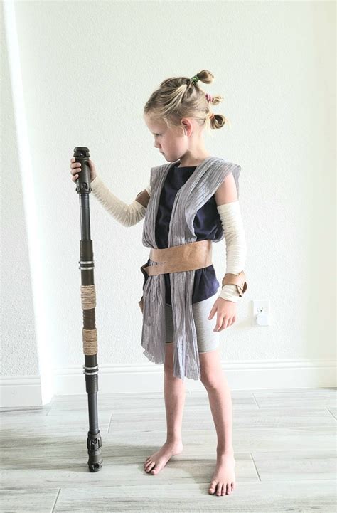 Girls Rey Star Wars Inspired Costume Girls Rey Inspired Etsy