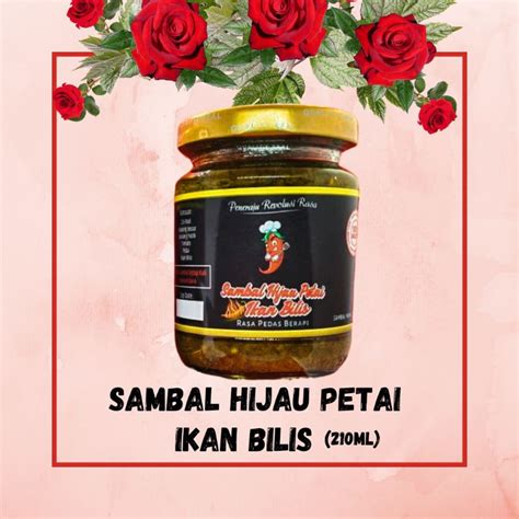 Sambal Hijau Petai Ikan Bilis Ready Stock Shopee Malaysia