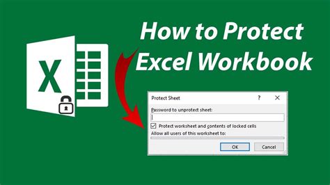 protect your excel sheet with password protect excel workbook excel tutorials youtube
