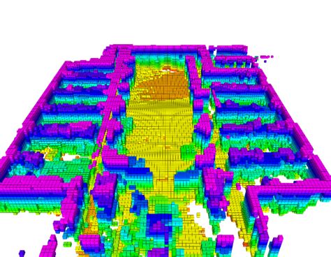 a dense 3 d map left of a lab environment right produced using the download scientific