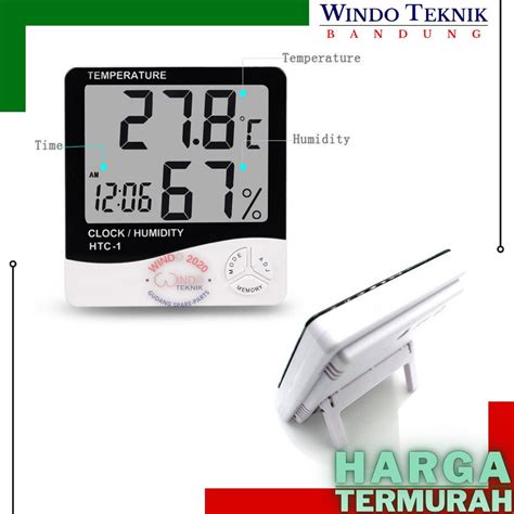 Jual ALAT UKUR SUHU JAM DIGITAL PENGUKUR TEMPERATURE RUANGAN