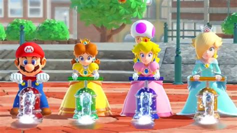 Super Mario Party Minigames Mario Vs Daisy Vs Peach Vs Rosalina