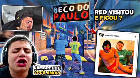 REAÇÃO DO LUQUETA PAULINHO O LOKO NO BECO DO PAULO ficou p tô