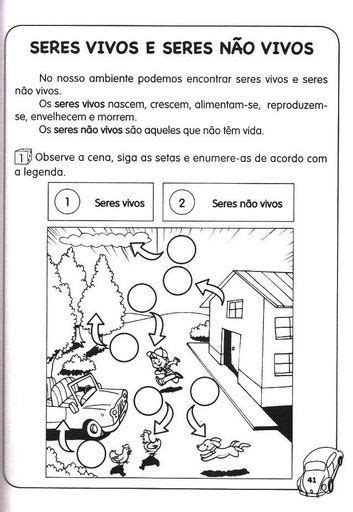 SERES VIVOS E NÃO VIVOS ATIVIDADES EXERCÍCIOS DESENHOS COLORIR IMPRIMIR