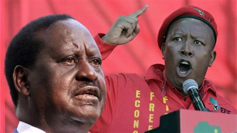WACHANA NA KENYA SEE HOW RAILA ODINGA LECTURED JULIAS MALEMA AFTER