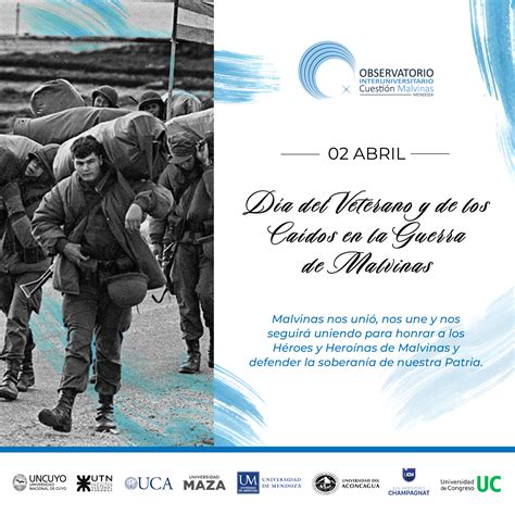 2 de abril Día del Veterano y de los Caídos en la Guerra de Malvinas