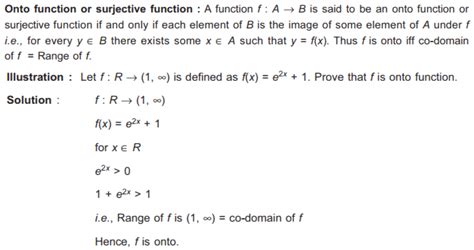 1 what is onto function