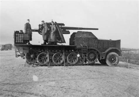 8 8 Cm Flak 18 Sfl Auf Zugkraftwagen 18t Sd Kfz 9 Variant With