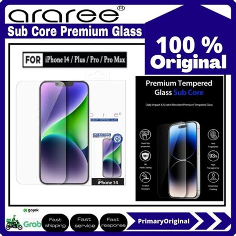 Jual Tempered Glass IPhone 14 Pro Max 14 Pro ARAREE Sub Core Premium
