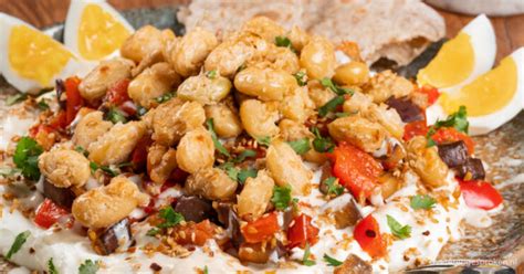 Krokant Gebakken Limabonen Met Labneh En Geroosterde Groenten
