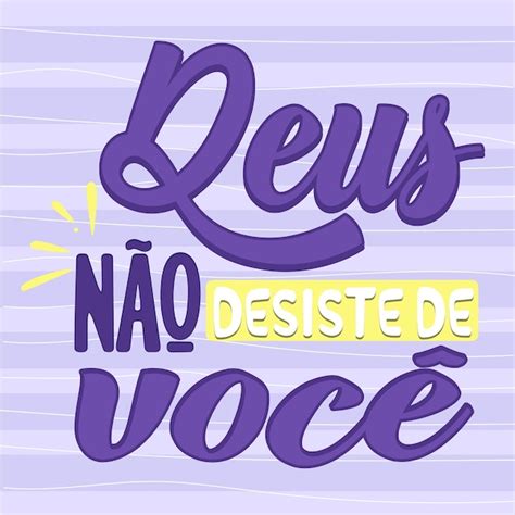 Frase Motivacional Em Portugu S Brasileiro Vector Premium