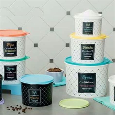 Tupperware Kit Completo Mantimentos Da Linha Bistro M Vel De Cozinha