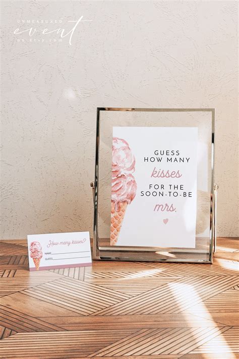 Ice Cream Wedding Ice Cream Theme Shower Favors Party Favors Pink
