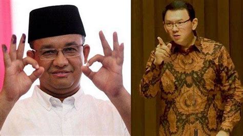 Ngobrol Dan Ketawa Bareng Ahok Anies Baswedan Ngaku Tak Bahas Soal