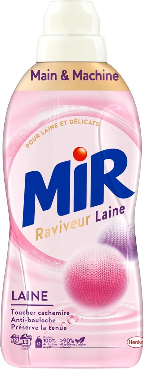 Mir Raviveur Laine 13 Lavages Lessive Liquide Entretien Du Linge