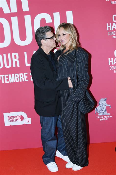 Photo Marc Lavoine Et Sa Compagne Adriana Karembeu Au Photocall Du