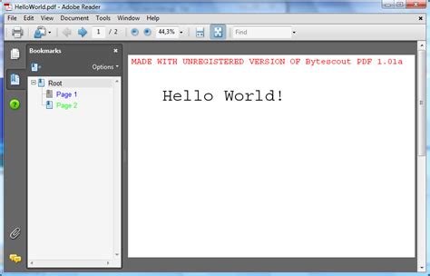 how to create outlines with different colors in pdf document using bytescout pdf sdk bytescout
