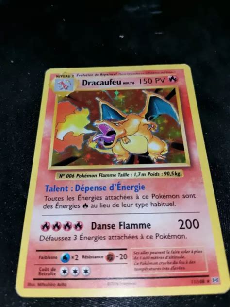 CARTE POKÉMON 11 108 Dracaufeu Niv 76 150 PV HOLO XY Evolutions FR