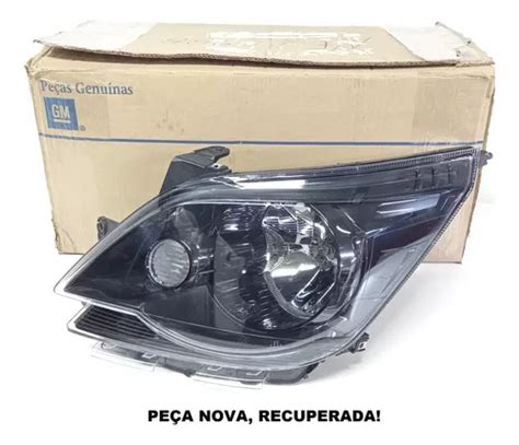 Farol Esquerdo Dark Chrome Fume Cobalt