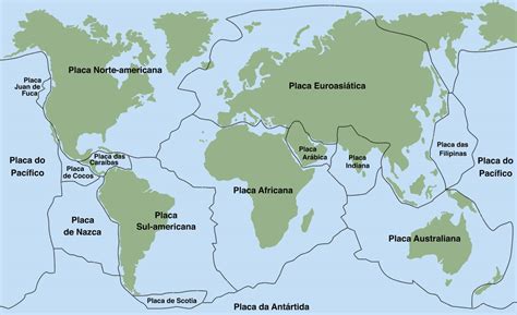 Placas Tectônicas o que são tipos mapa e movimentos Significados