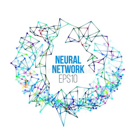 Neural Network Illustration Abstract Machine Learning Process