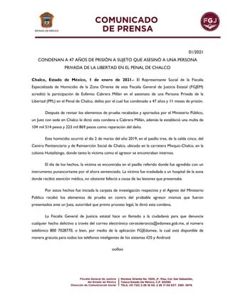 Comunicado 01 2021 PDF
