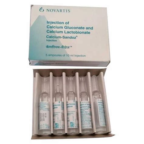 Calcium Sandoz Calcium Gluconate Calcium Lactobionate At Rs 800 Box