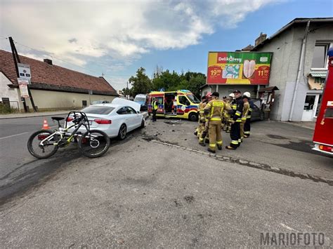 Wypadek na skrzyżowaniu ulic Kwoczka i Prószkowskiej w Opolu