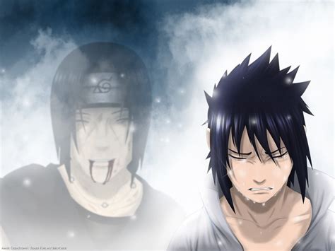 Naruto Shippuuden Uchiha Itachi Uchiha Sasuke Hd Wallpaper