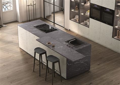 Granite Wall Tiles SENSA SILVER GREY SENSA PREMIUM Collection By Cosentino
