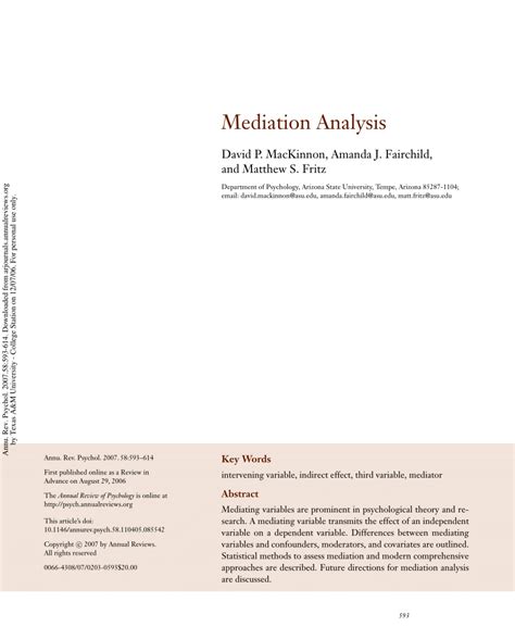 pdf mediation analysis